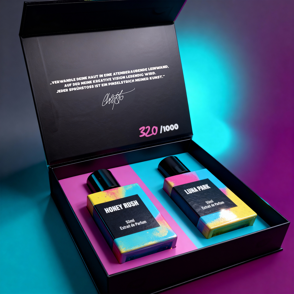 Limitierte Parfum-Box – by Christo